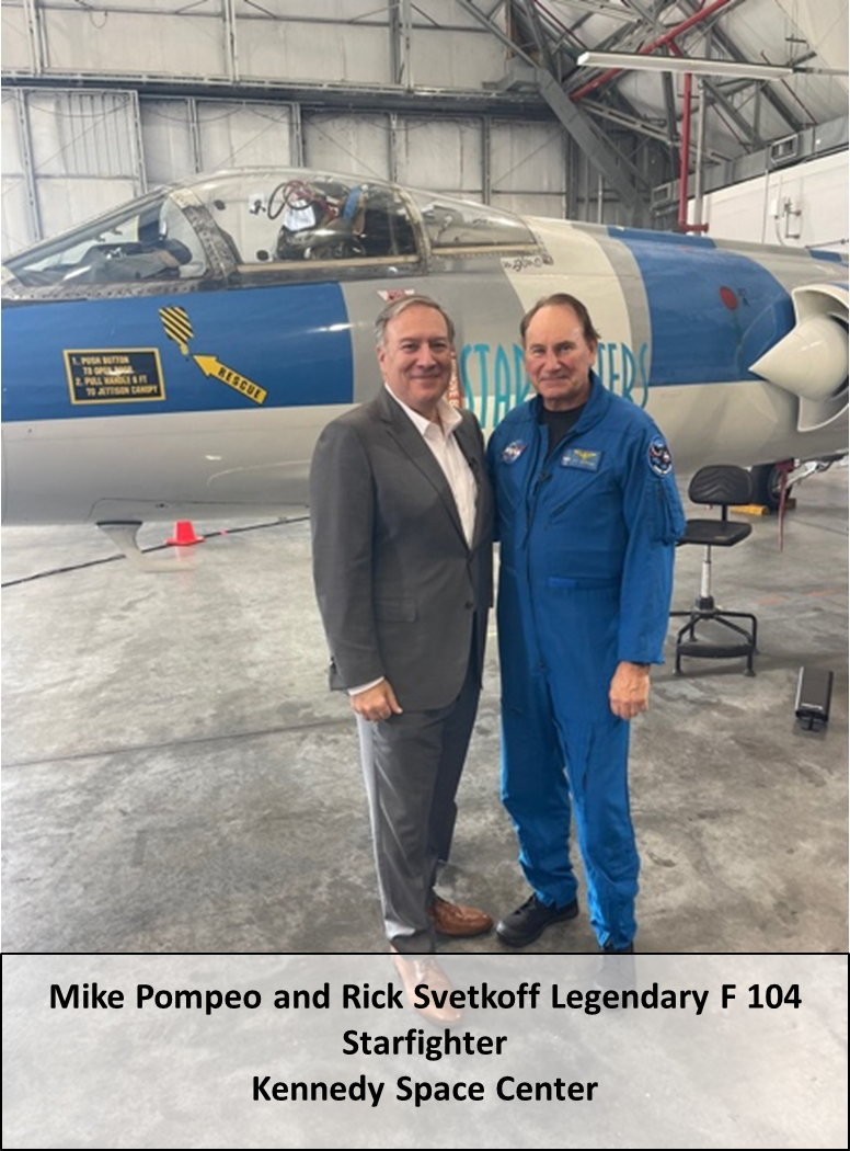 Starfighters welcomes 70th US Secretary of State, Mike Pompeo to ...